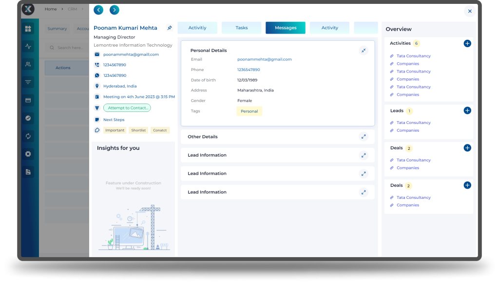 Free CRM Software in India - Unlimited Workflows | Kenyt CRM