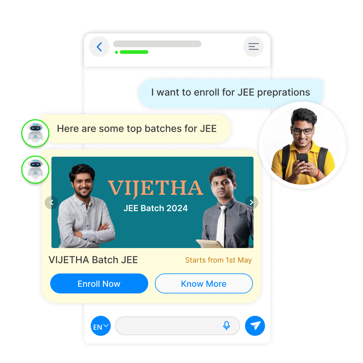 Chatbot for Education - AI Agents for Schools & Colleges