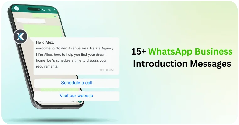 15+ WhatsApp Business Introduction message for different industries
