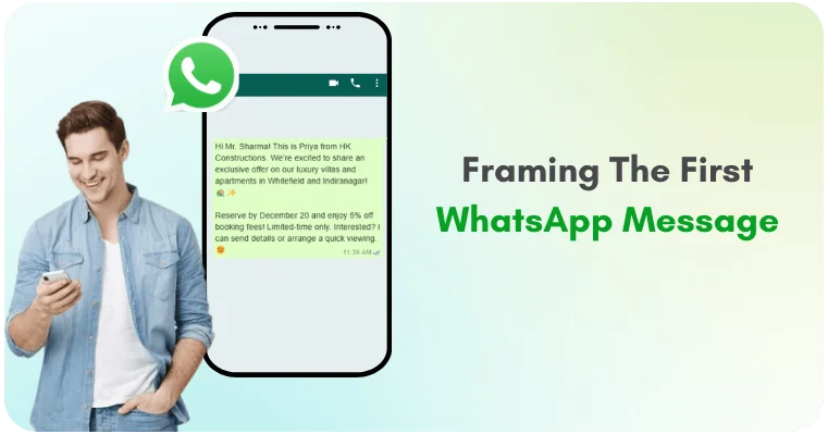 How to craft your first WhatsApp Message with confidence?